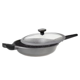Stoneline&reg; Imagination PLUS Schmorpfanne 28 cm, mit abnehmbaren Griffen, mit Glasdeckel