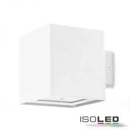 Isoled 10W LED Wandleuchte FLEX UP&DOWN IP54 warmwei&szlig; Alu wei&szlig; EEK F [A-G]
