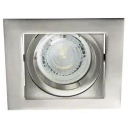 Einbaustrahler ALREN eckig Einbau-Downlight f&uuml;r GU10 oder GU5.3 chrom-matt