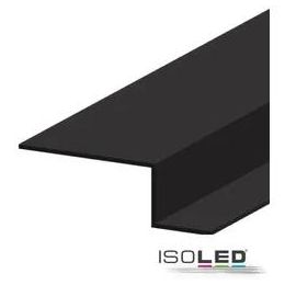 Isoled Trockenbau S-Profil 12 Aluminium schwarz 9005 200cm