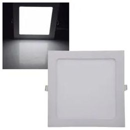 LED Panel eckig Chilitec QCP-22Q 18W 22,5cm neutralwei&szlig; 4200K EEK G [A-G]