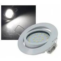 Chilitec 4W LED Downlight Flat-26 neutralwei&szlig; 350lm Rahmen wei&szlig; EEK F [A-G]