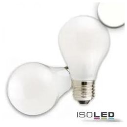 Isoled 8W LED Birne A60 E27 milky 810lm neutralwei&szlig; dimmbar matt EEK F [A-G]