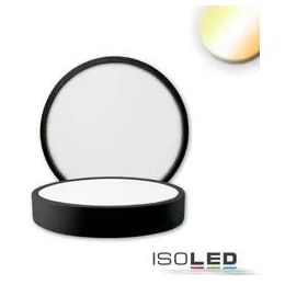 Isoled Deckenleuchte PRO schwarz 8W rund 120mm ColorSwitch 2700K 3000K 4000K dimmbar EEK E [A-G]