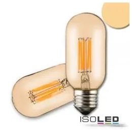 Isoled 8W LED Birne T45 klar E27 600lm ultrawarmwei&szlig; 2200K dimmbar EEK G [A-G]