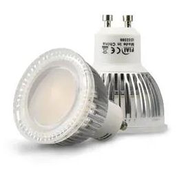 6W SMD Leuchtmittel neutralwei&szlig; 4000K GU10 230V 550lm diffus 120&deg; EEK E [A-G]