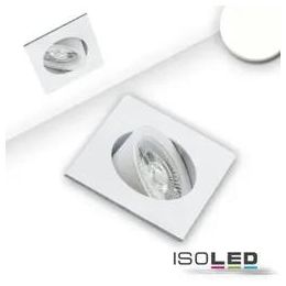 Isoled LED Einbauleuchte Slim68 wei&szlig; eckig 9W 960lm neutralwei&szlig; 4000K CRI92 dimmbar EEK E [A-G]