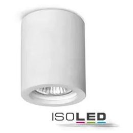 Isoled Aufbaustrahler GU10 230V aus Gips rund &uuml;berstreichbar Downlight