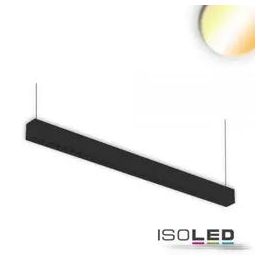 Isoled LED Aufbau/H&auml;ngeleuchte schwarz 120cm 40W neutral/warmwei&szlig; ColorSwitch 4800lm EEK D [A-G]