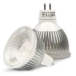 Isoled 6W GLAS COB Leuchtmittel MR16 12V 470lm 2700K warmwei&szlig; dimmbar EEK F [A-G]