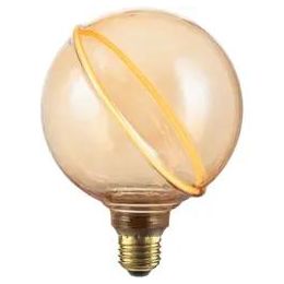 4W LED Birne Filament NEPTUN Amber G130 E27 200lm 1800K extra warmwei&szlig; dimmbar