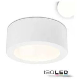 Isoled LED Aufbauleuchte indirekt rund 10,7cm 8W 350lm LUNA neutralwei&szlig; EEK G [A-G]