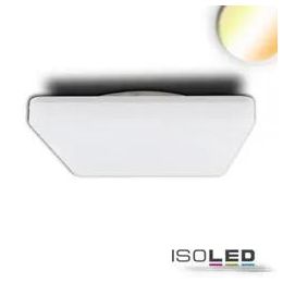Isoled LED Decken/Wandleuchte quadratisch Bewegungssensor ColorSwitch warmwei&szlig; 24W 2700lm EEK E [A-G]