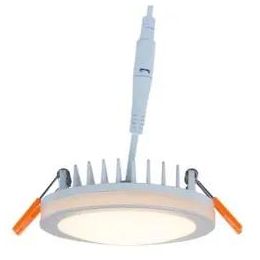 10W LED Einbaustrahler Heitronic 10cm warmwei&szlig; 830lm Downlight