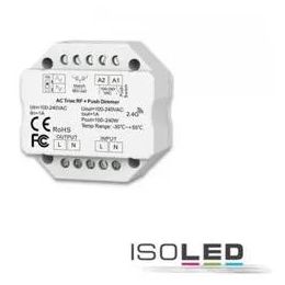 Isoled Sys-Pro Dimmer Triac Universal Push Funk 230V 240VA Phasenan- Abschnitt w&auml;hlbar