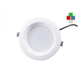LED Einbaustrahler rund 14,5cm 18W 630lm RGBW dualwei&szlig; 24V DC Einbaustrahler EEK G [A-G]