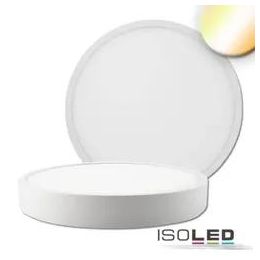 Isoled LED Deckenleuchte PRO wei&szlig; 30W rund 30cm ColorSwitch 2700K 3000K 4000K dimmbar EEK D [A-G]