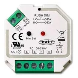 DALI-2 DT6 / Push Phasenabschnitt-Dimmer f&uuml;r dimmbare 230V Leuchtmittel und Trafos 400VA Dimmaktor