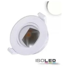 Isoled LED Einbaustrahler Au&szlig;en asymmetrisch COB wei&szlig; 8W IP44 neutralwei&szlig; dimmbar EEK G [A-G]