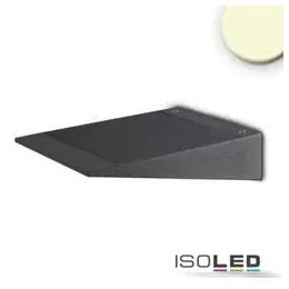 Isoled LED SOLAR Wandleuchte mit HF-Bewegungs- u. Helligkeitssensor 2W warmwei&szlig; 3000K IP54 EEK E [A-G]