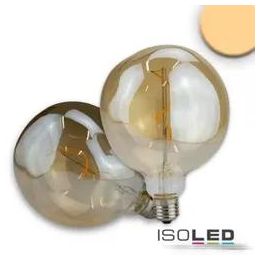 Isoled 4W Vintage Line 125 LED Filament Dekobirne E27 ultrawarmwei&szlig; 2200K 130lm Glas amber dimmbar EEK G [A-G]