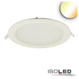 Isoled Downlight 18W rund ultraflach wei&szlig; 225mm Colorswitch 3000K 3500K 4000K dimmbar EEK F [A-G]