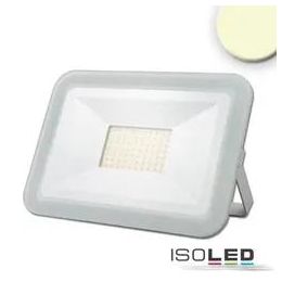 Isoled LED Fluter Pad 50W wei&szlig; 3000K warmwei&szlig; 4870lm 100cm Kabel EEK E [A-G]