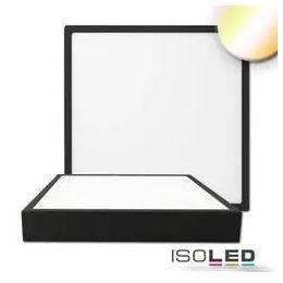 Isoled LED Deckenleuchte PRO schwarz 30W 30x30cm ColorSwitch 2700K 3000K 4000K dimmbar EEK D [A-G]