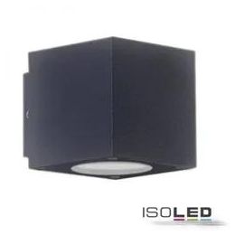 Isoled LED Wandleuchte Up&Down 2x3W CREE 3000K warmwei&szlig; IP54 anthrazit EEK G [A-G]