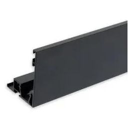 Isoled Karniesen Blende VISOR mit Lichtlinienoption f&uuml;r Gardinenprofil Curtain schwarz 200cm