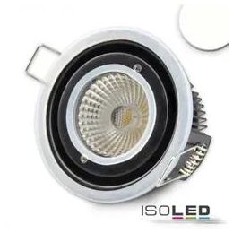 Isoled LED Einbaustrahler SYS-68 Au&szlig;en 10W IP65 neutralwei&szlig; dimmbar 875lm EEK F [A-G]
