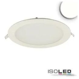 Isoled Downlight 18W rund ultraflach blendungsreduziert wei&szlig; neutralwei&szlig; 4000K dimmbar CRI90 EEK E [A-G]