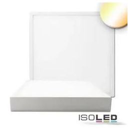 Isoled LED Deckenleuchte PRO wei&szlig; 30W eckig 30x30cm ColorSwitch 2700K 3000K 4000K dimmbar EEK D [A-G]