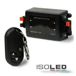 Isoled LED Funk PWM Controller Dimmer 1 Kanal mit Fernbedienung 12-24V DC 8A