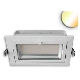 Isoled Shop-Downlight Box 32W ausschwenkbar wei&szlig; ColorSwitch 3000K 4000K 6000K dimmbar EEK C [A-G]