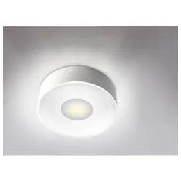 Heitronic 6W LED Aufbaustrahler GIRONA rund 10,7cm warmwei&szlig; 230V IP65 IK06 wei&szlig;