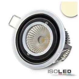 Isoled LED Einbaustrahler SYS-68 Au&szlig;en 10W IP65 warmwei&szlig; dimmbar 800lm EEK F [A-G]