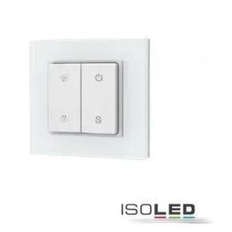 Isoled Sys-Pro Single Color 1 Zone Aufputz-Tast-Fernbedienung mit 1 Szenenspeicher und Batterie