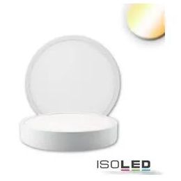 Isoled Deckenleuchte PRO wei&szlig; 8W rund 120mm ColorSwitch 2700K 3000K 4000K dimmbar EEK E [A-G]