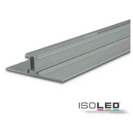 Isoled LED Leuchtenprofil 2SIDE Aluminium pulverbeschichtet silber 200cm