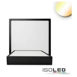ISOLED Deckenleuchte PRO schwarz 8W 120x120mm ColorSwitch 2700 3000 4000K dimmbar EEK F [A-G]