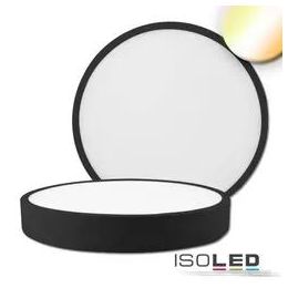 Isoled LED Deckenleuchte PRO schwarz 30W rund 30cm ColorSwitch 2700K 3000K 4000K dimmbar EEK D [A-G]