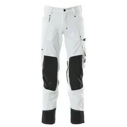 Mascot Hose mit Knietaschen ADVANCED, Wei&szlig;, Gr&ouml;&szlig;e 76C50 - weiss - 76C50