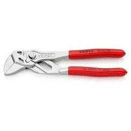 Knipex Zangenschl&uuml;ssel 86 03 150 verchromt kunststoff&uuml;berzogen 150mm