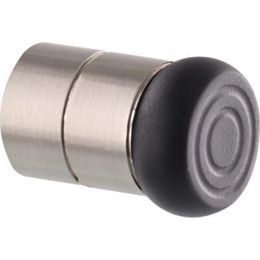 Wagner T&uuml;rstopper KOMBI STICK 5114, Zinkdruckguss, stapelbar, Wand/Bodenmontage, &Oslash; 25 mm, schwarz/silber