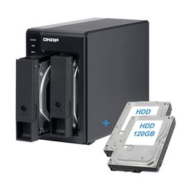QNAP TR-002 DAS Storage 2-Bay - 240GB - 0 GB RAM Microprocessor with hardware RAID