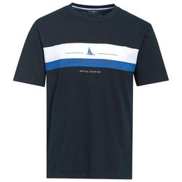 VanVaan Herren T-Shirt mit Farbteiler