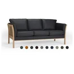 Kragelund &raquo;Aya&laquo; Couch 197x82x80 cm / 3 Sitzer / Stoff 242 Gr&uuml;n