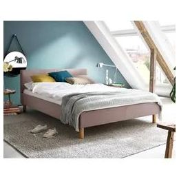 Meise M&ouml;bel meise.m&ouml;bel &raquo;Lena&laquo; Polsterbett altrosa 140x200 cm