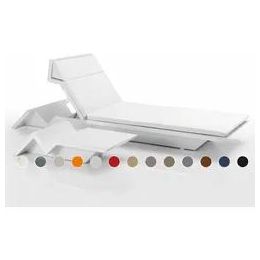 Vondom &raquo;REST&laquo; Outdoor Sonnenliege Basic matt / LED RGB / Ice